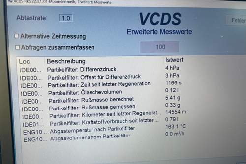 DPF: Plötzlich P246300 und P200200 obwohl bisher una...