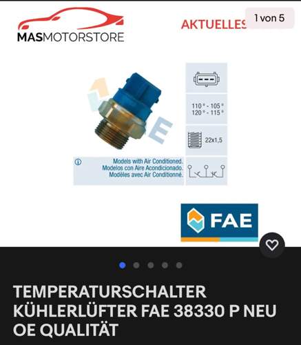 P0597 Kühlmittel-Thermostatventil Stromkreis offen - permanent - St...