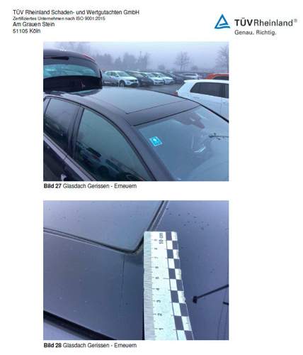 Riss im Dach zwischen Schiebedach und Tür - Seite 23...