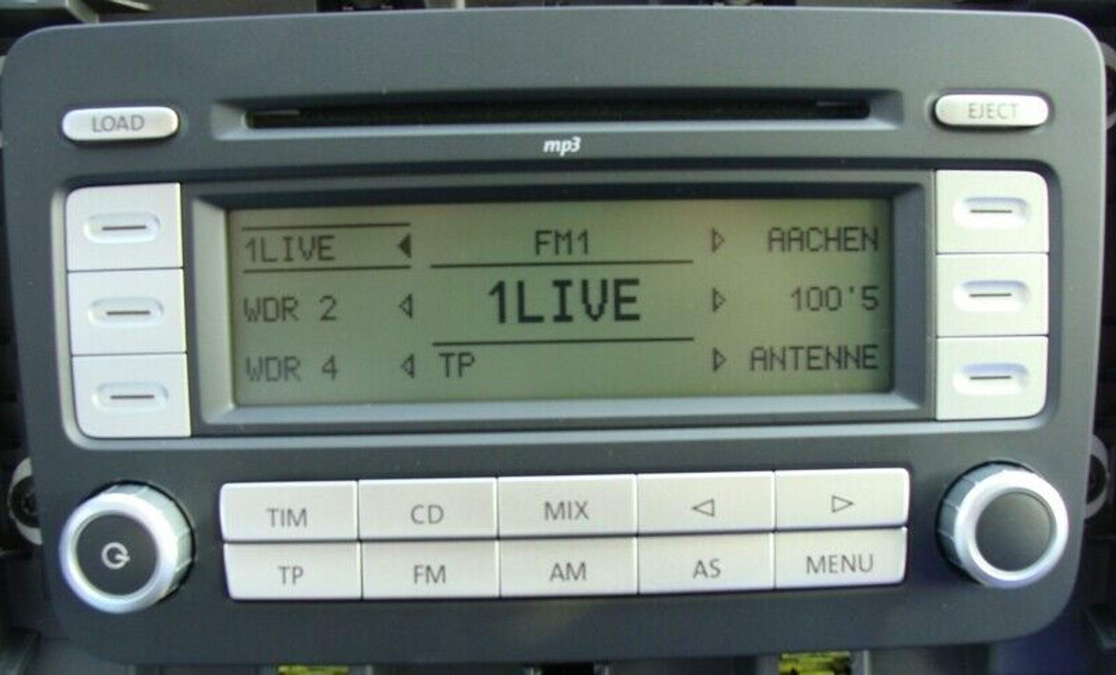 VW RCD 500 MP3 FM/AM Radio mit 6-fach-CD-Wechsler : Biete Volkswagen