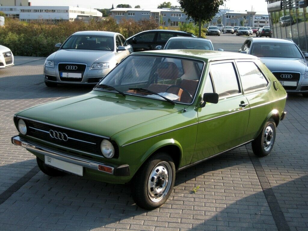 Audi 50 vorne : Von jung an gelb gesehen: Audi 50 : Classic Driving ...