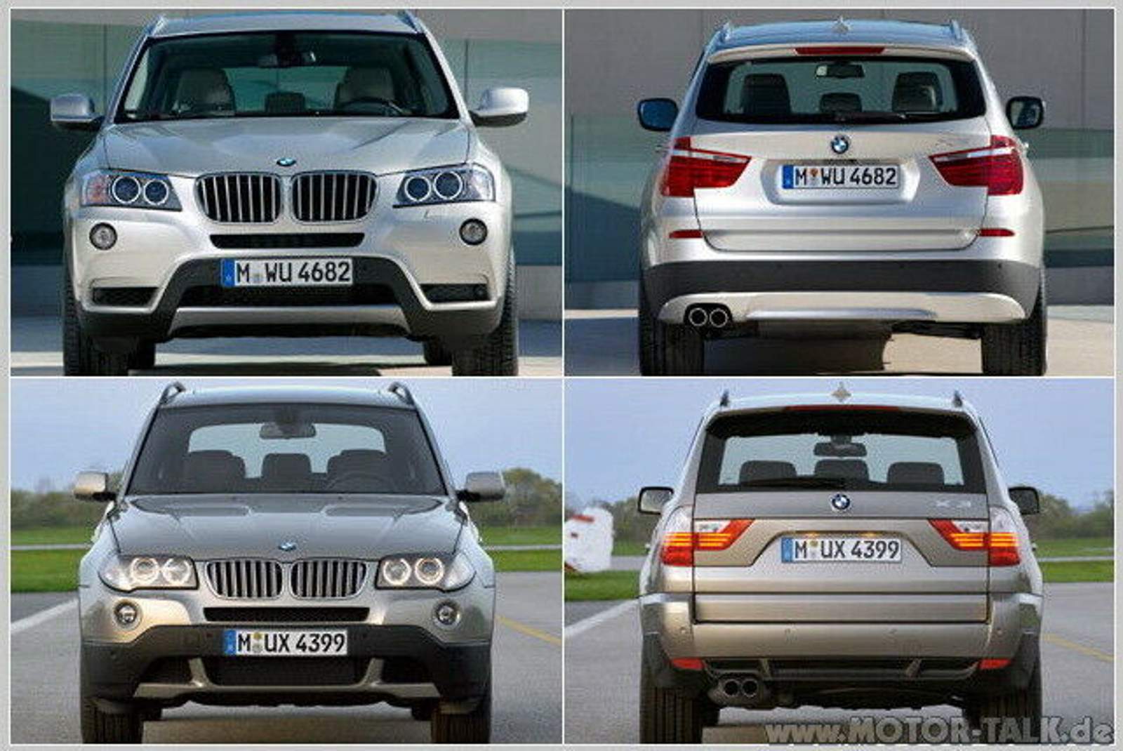 X3-2x-alt-neu-al : Sportliche Aktivität: Der neue BMW X3 ist ...