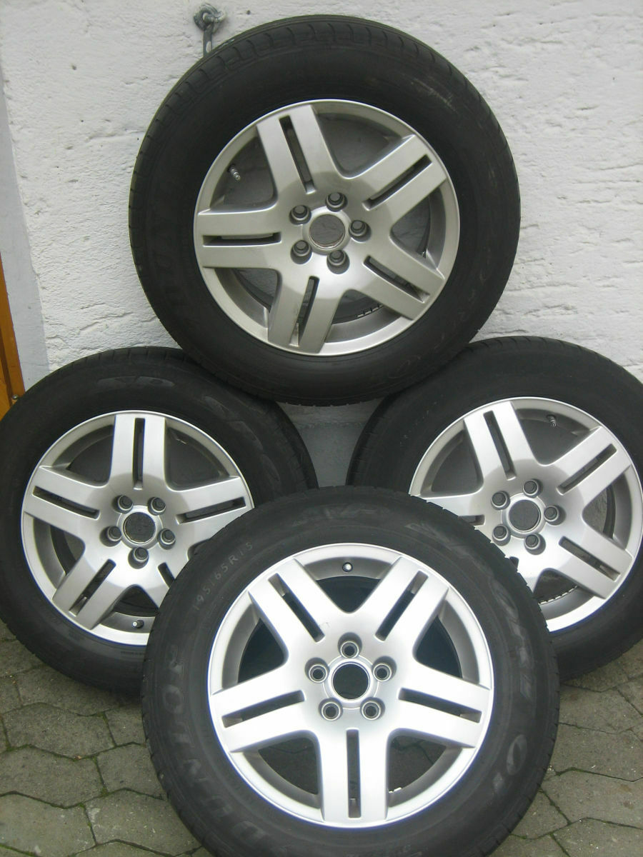 Verkaufe VW AVUS II Alufelgen m.Sommerreifen : Biete Reifen & Felgen