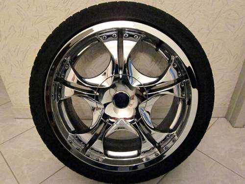 Chromfelgen CR SPA Realchrom 8,5 x 18 ET 35 LK 5 x 100 - Nanoversiegelt ...