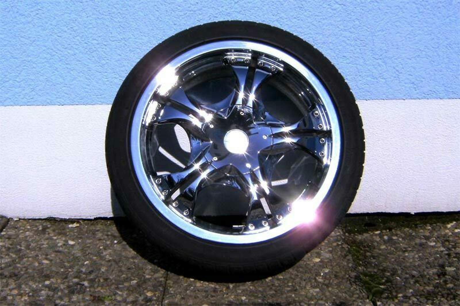 Chromfelgen Alufelgen CR SPA Realchrom 8,5 x 18 ET 35 LK 5x100 ...