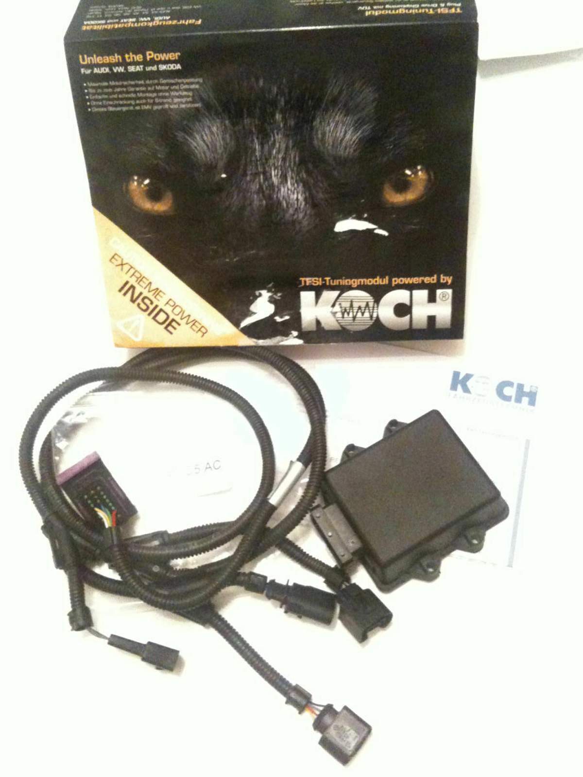 Tuning Box von Koch/MSC für 2,0L TDI CR 125kW/170PS Motor, VW, Audi ...