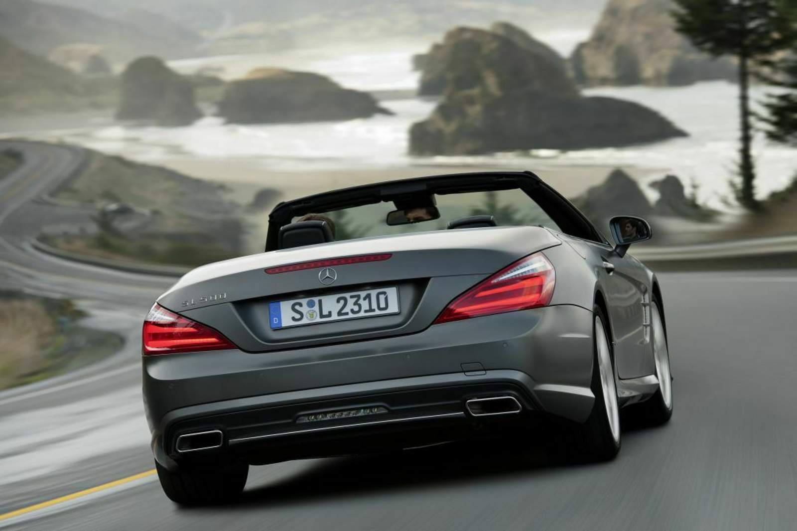 Mercedes SL Heck : Neue Mercedes SL-Klasse ab sofort verfügbar ...