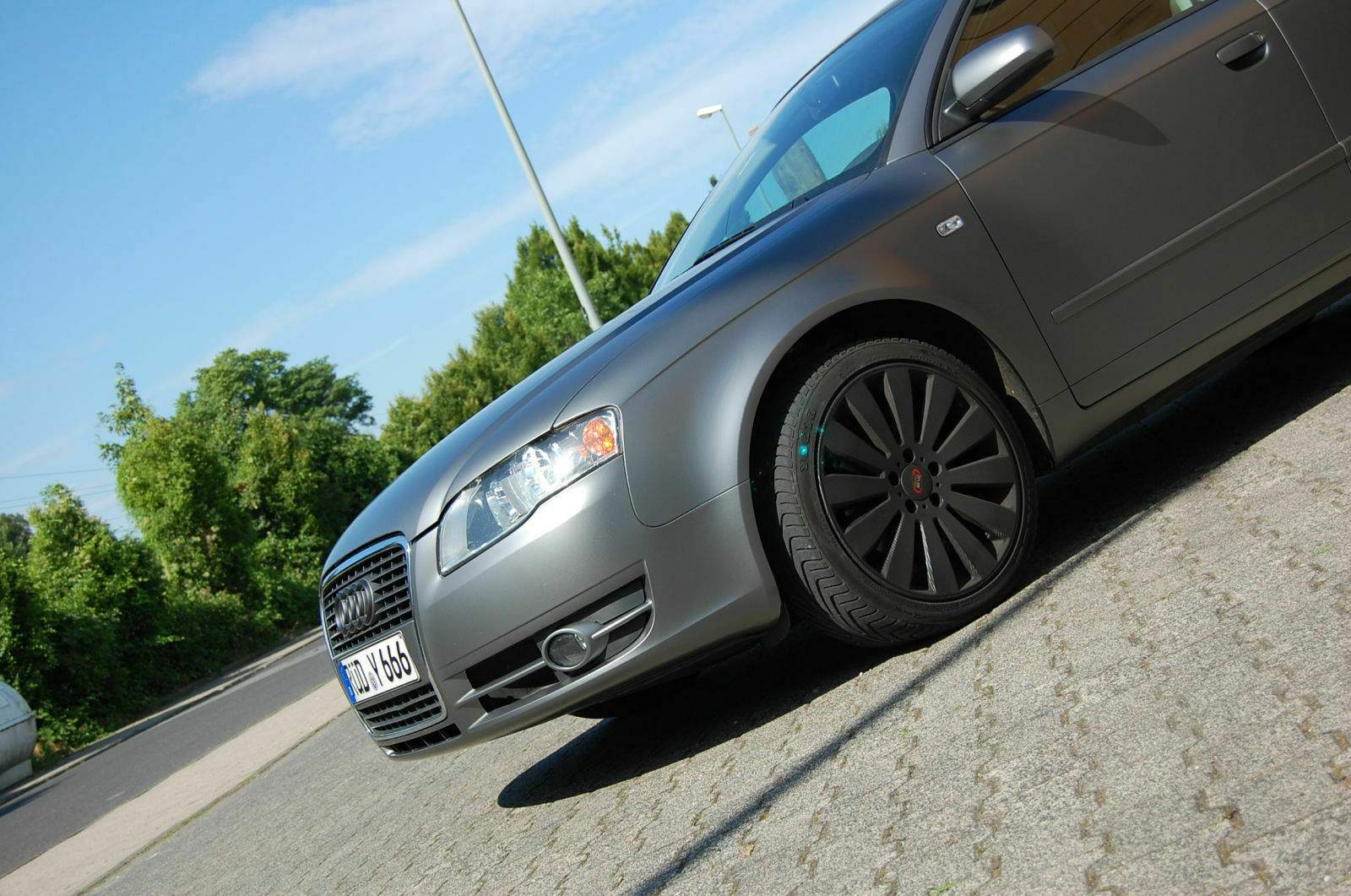 Audi-a4-vollfolierung-anthrazit-metallic-matt-2 : Audi A4 B7 (8E) 2.0 ...