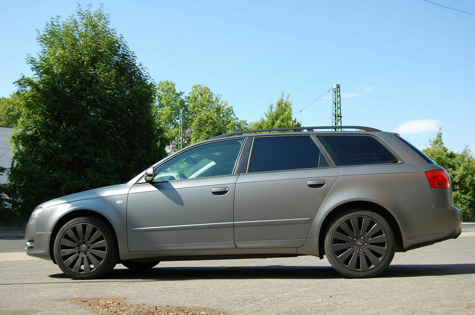 Audi-a4-vollfolierung-anthrazit-metallic-matt-6 : Audi A4 B7 (8E) 2.0 ...