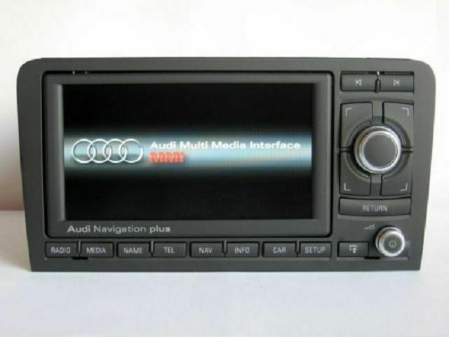 RNS E mit Chromknöpfen + SDS (Sprachdialogsystem) + Navi DVD 2010 + Code + GPS Antenne : Biete