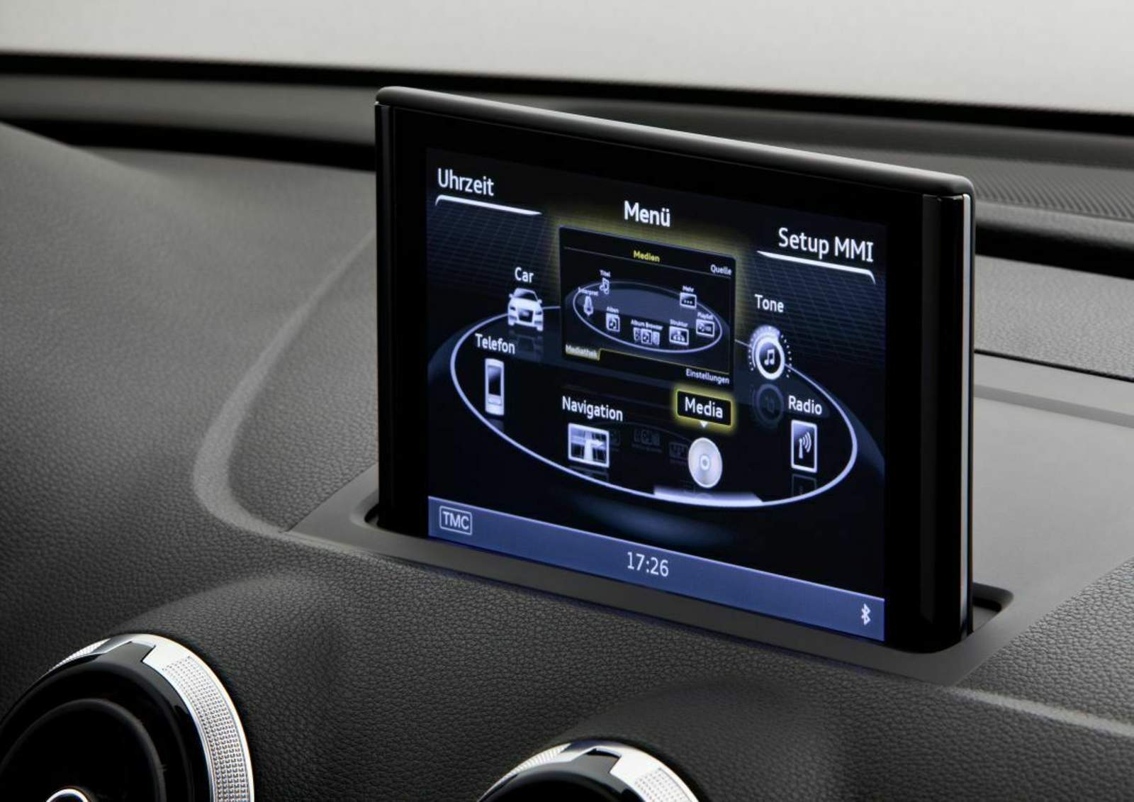 MMI-Screen : Neuer Audi A3 vorgestellt : Audi News : #204375363