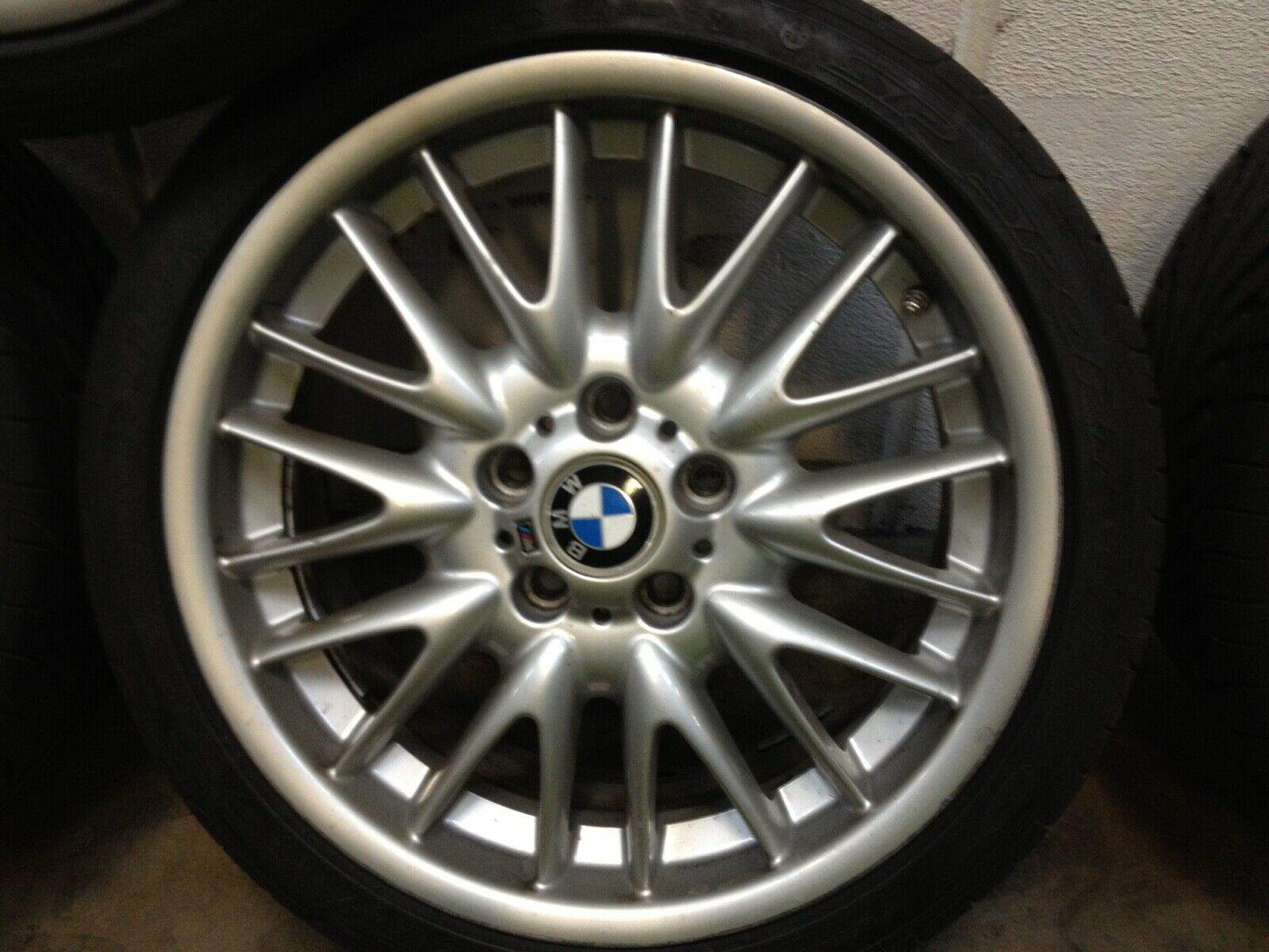 BMW E46 18 Zoll Style 72 V Speiche Alufelgen Felgen Kompleträder : Biete