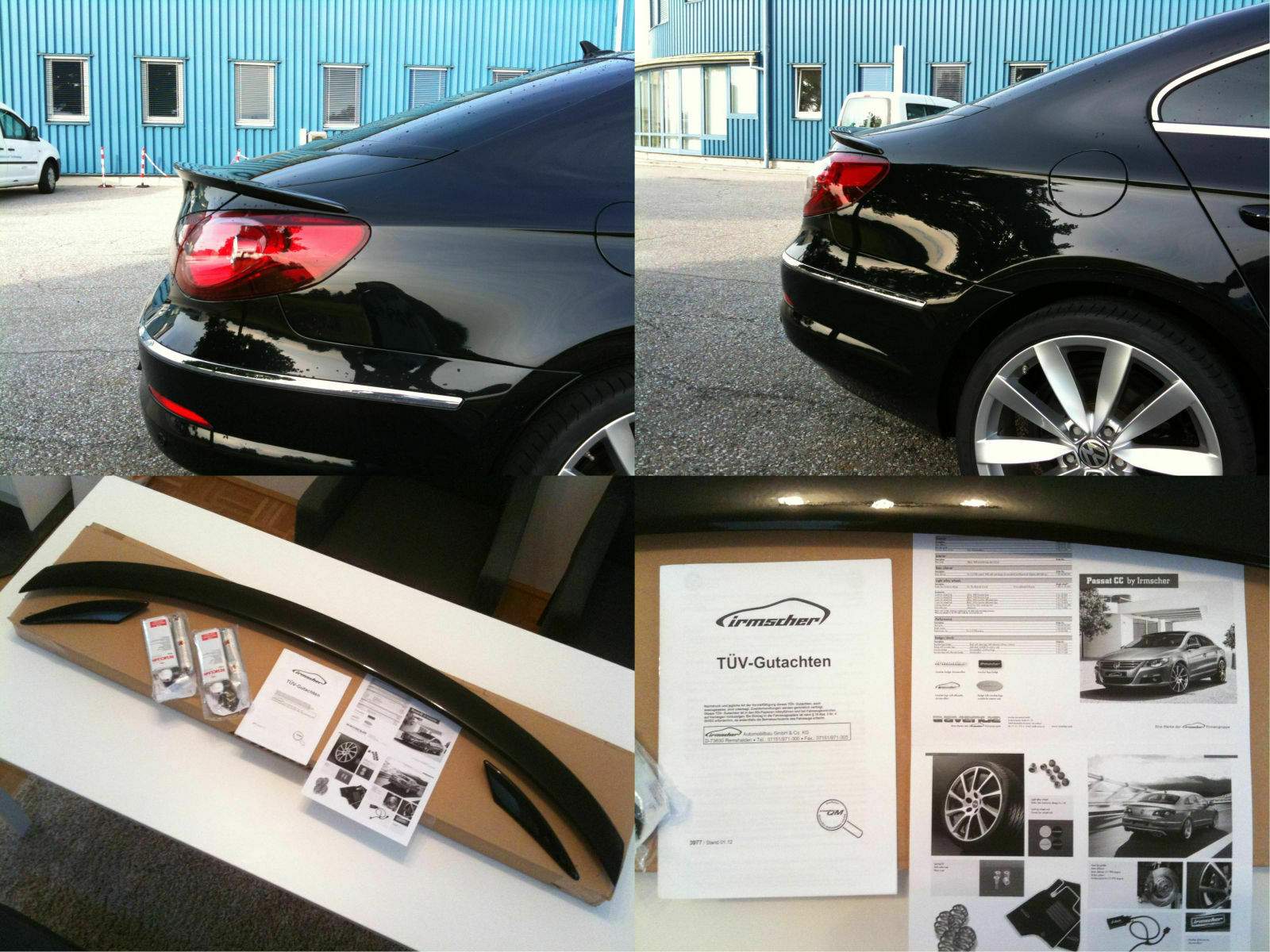 Hhsp-ebay3 : VW Passat CC Spoiler Heckspoiler Irmscher, schwarz : Biete ...