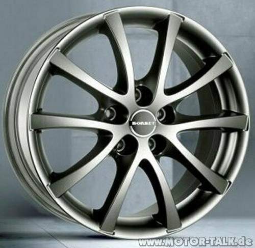 Satz Alufelgen Borbet LV5 mistral anthrazit matt 8x18 5/120 : Biete