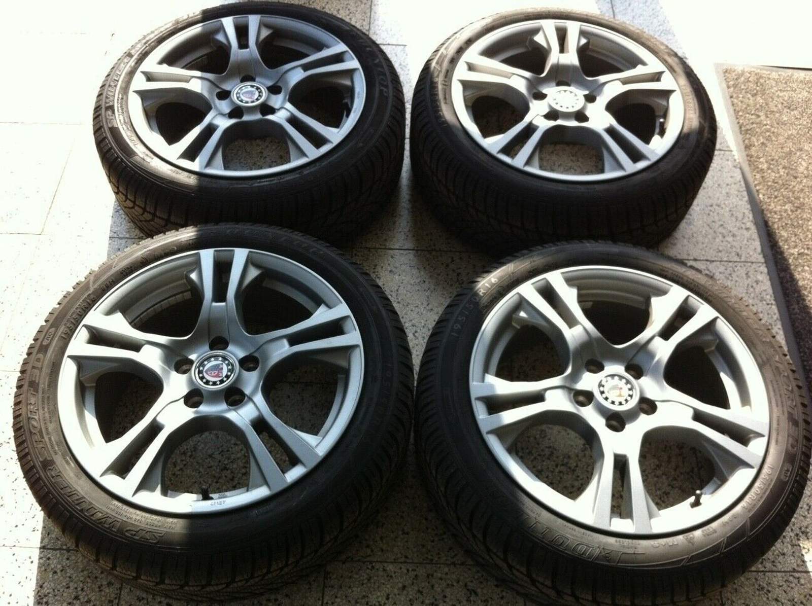 1 Satz Winterräder Alu 16"/Dunlop : Biete