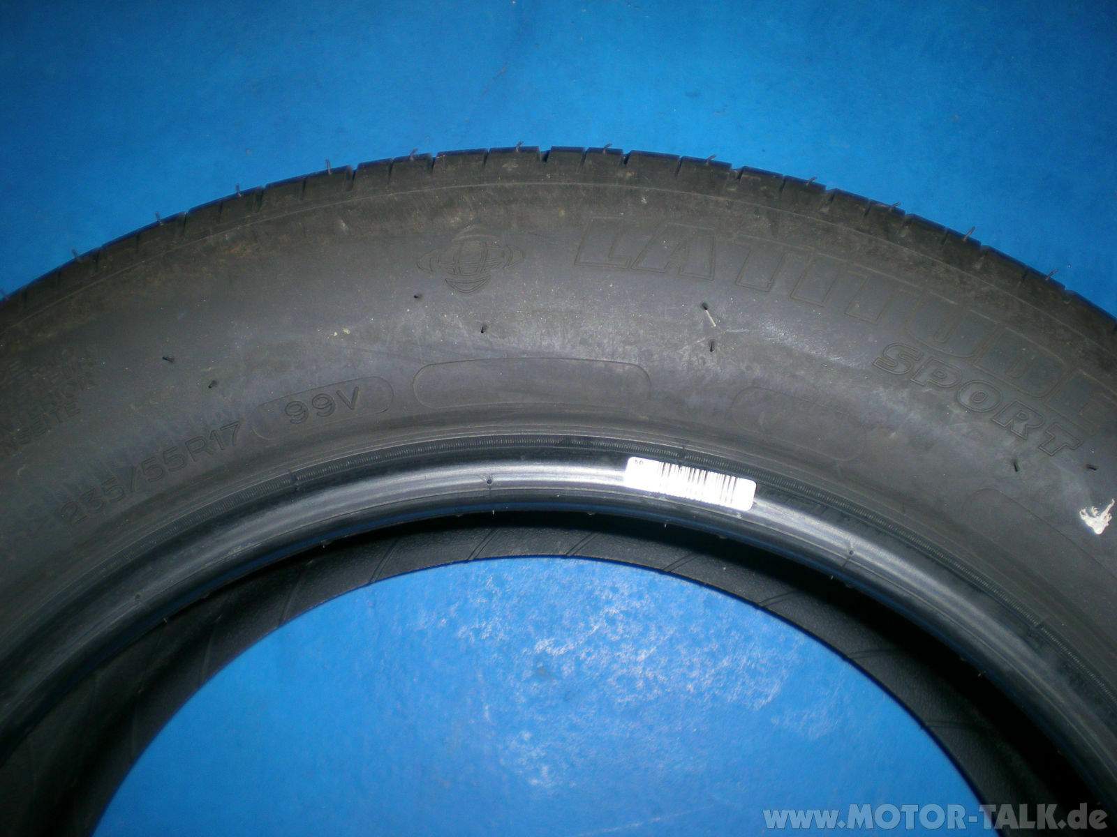 Michelin Latitude Sport 235/55 R17 : 4x Michelin Latitude Sport 235/55 ...