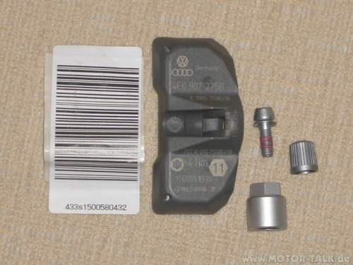 RDK - 4F0907275B / 4F0907275D Reifendrucksensor A4 A6 A8 R8 Q7 VW ...