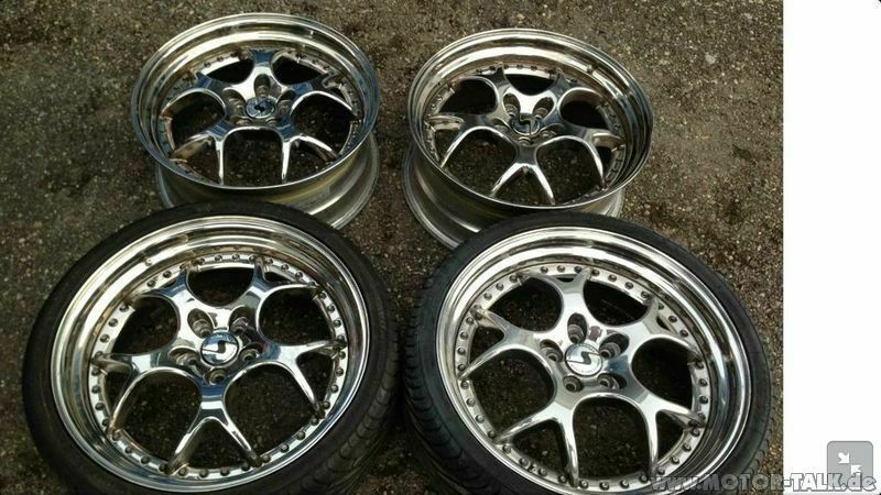 Schmidt vn line 3 teilig 8,5x19 5x100 Durchchrom Golf Bora GTI : Biete