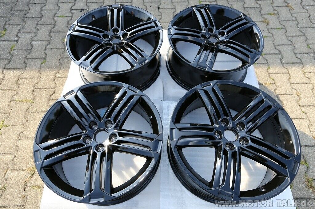 Verkaufe original Golf VI R Felgen -Talladega 8* 19" ET 50 Schwarz : Biete