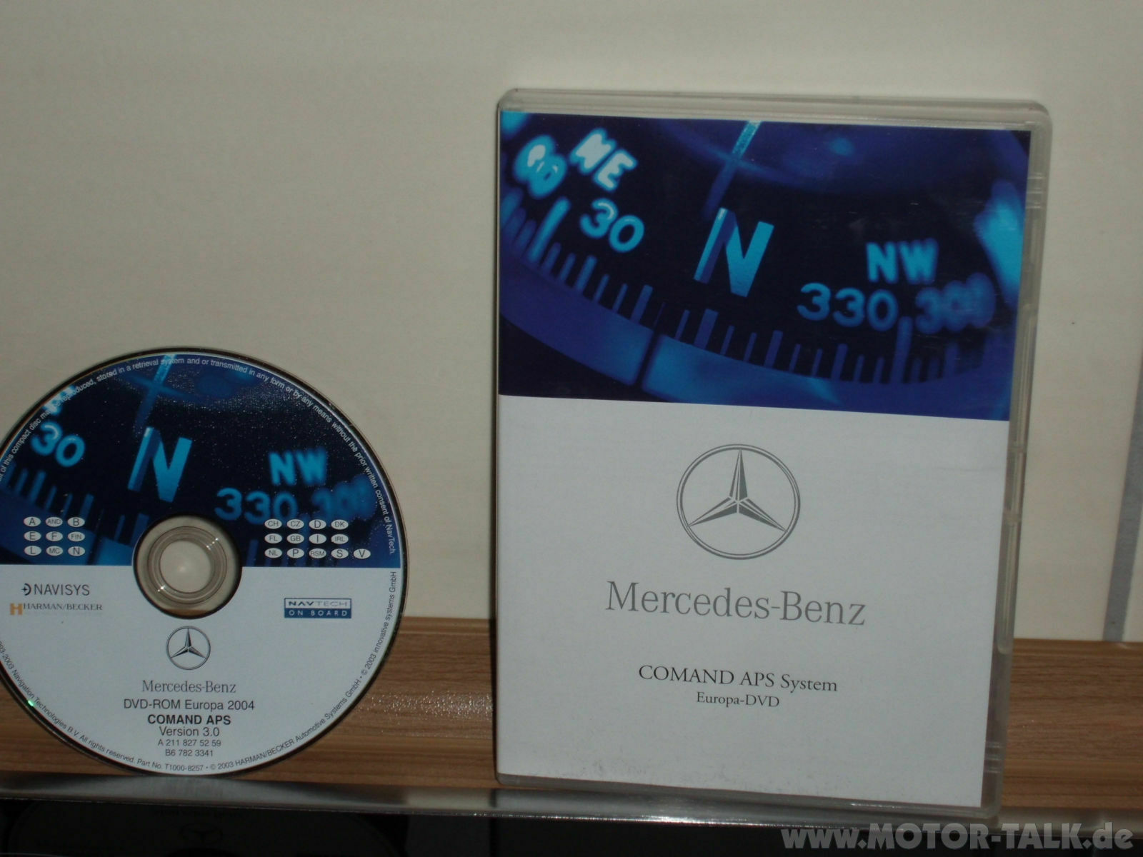 Mercedes Benz Navi DVD Comand APS Europa 2004 NavigationsDVD NTG1 Vers ...