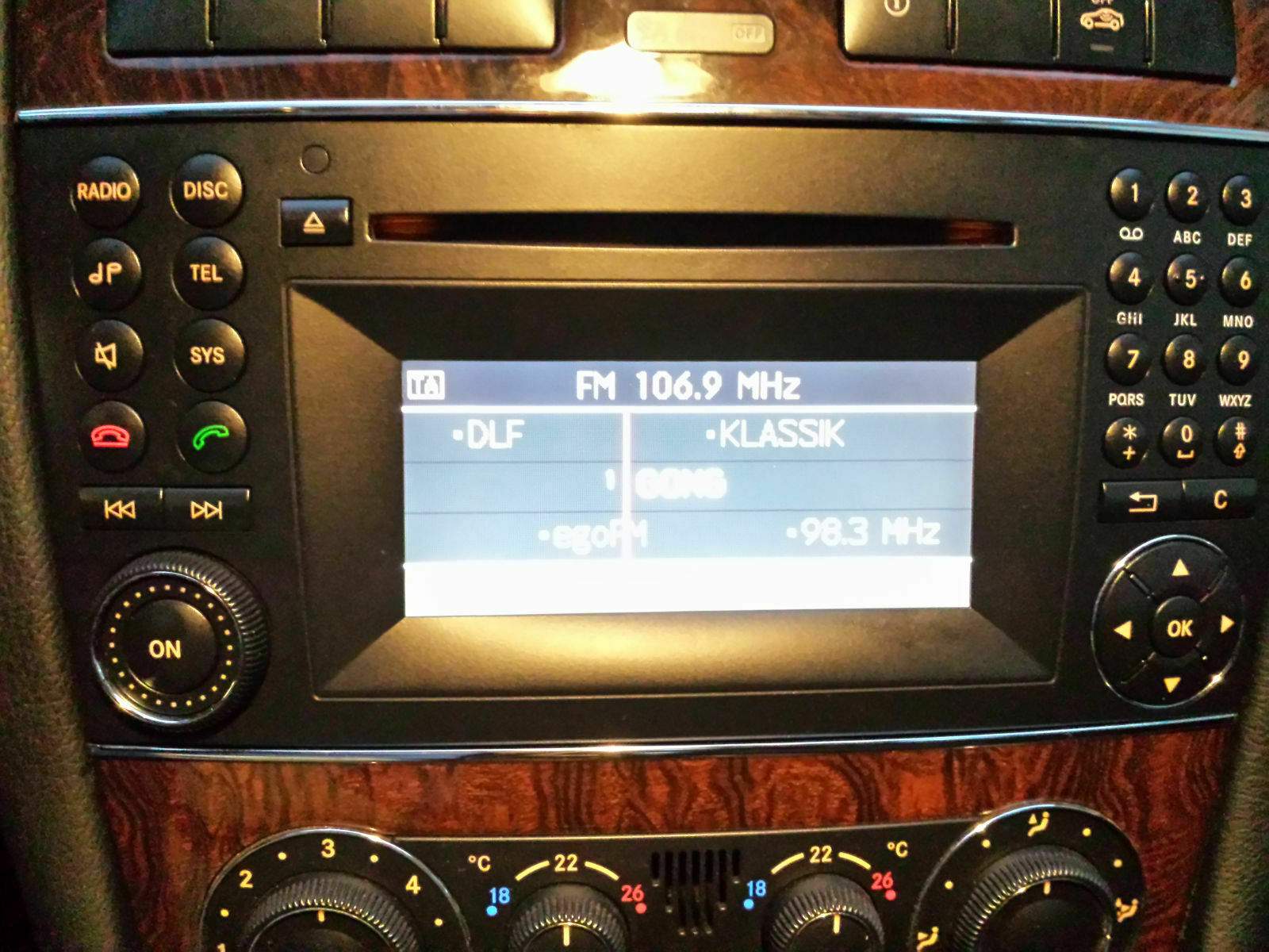 Audio 20 NTG 2.5 W203 W463 S203 CL203 CLC203 : Biete