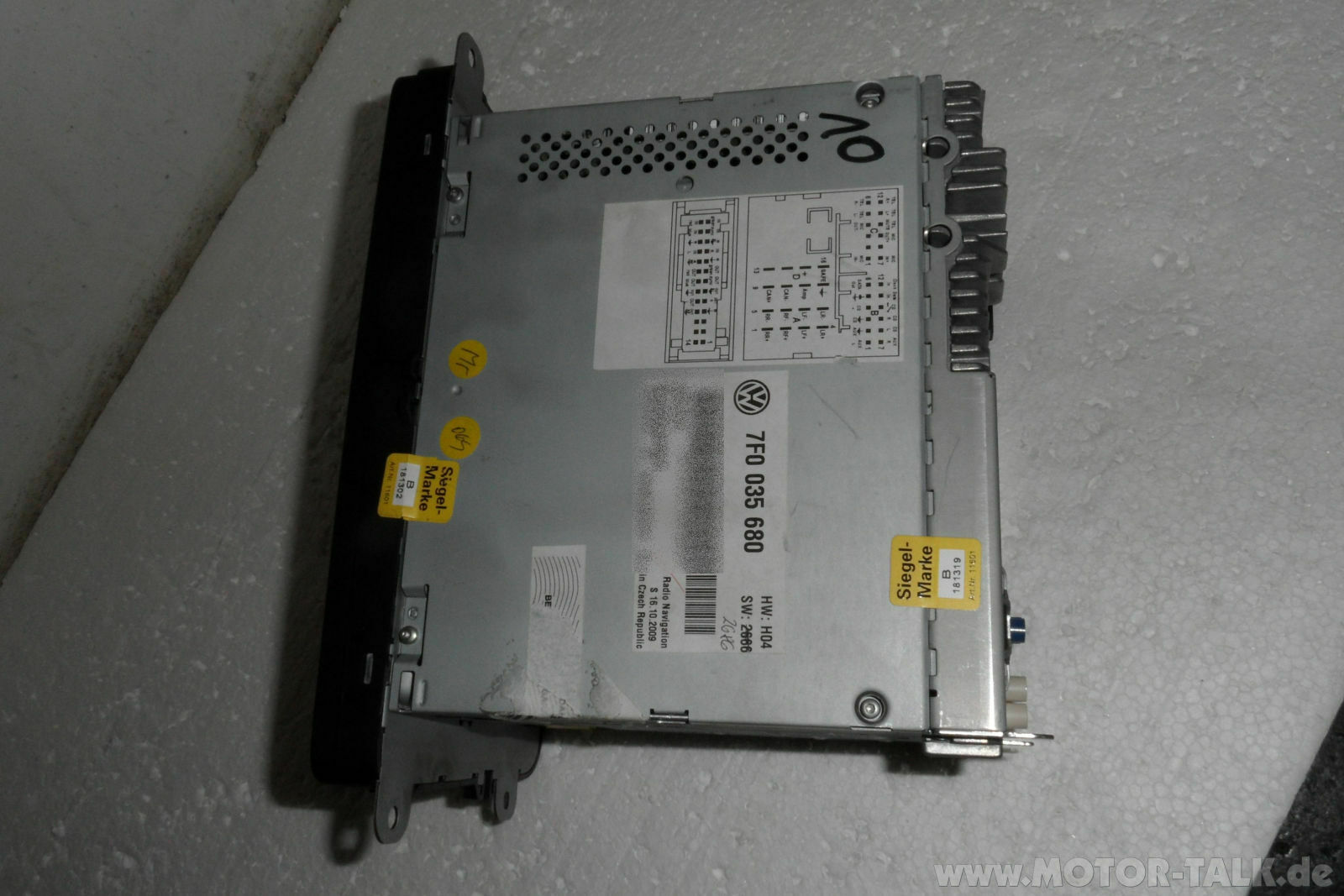 RNS 510, Serien-Nr. verpixelt : RNS 510 VW Navi 30GB HDD Touchscreen : Biete : #206304349