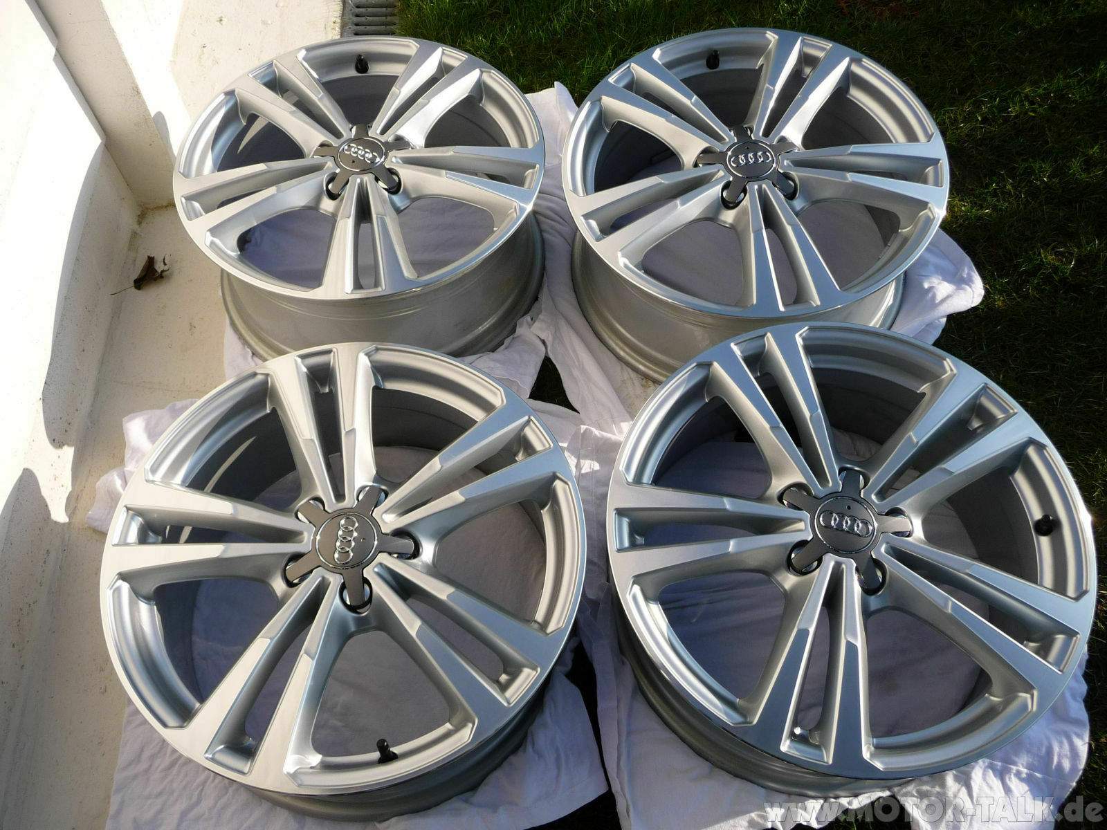 Audi A3 Original S-Line Alufelgen 7,5x18 ET51 Teilpoliert SLINE Felgen ...