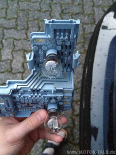 Rückleuchten verschmorter Stecker ***und die einzig ...