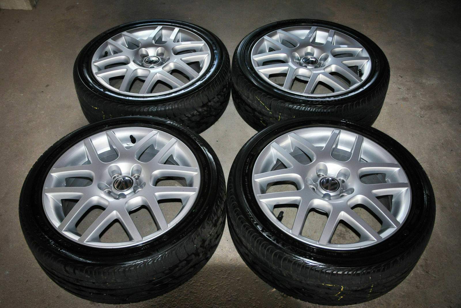 VW Polo 9N3 Montreal 2 Alufelgen -BBS- 6,5x16 ET43 H2 mit 205/45 R16 ...