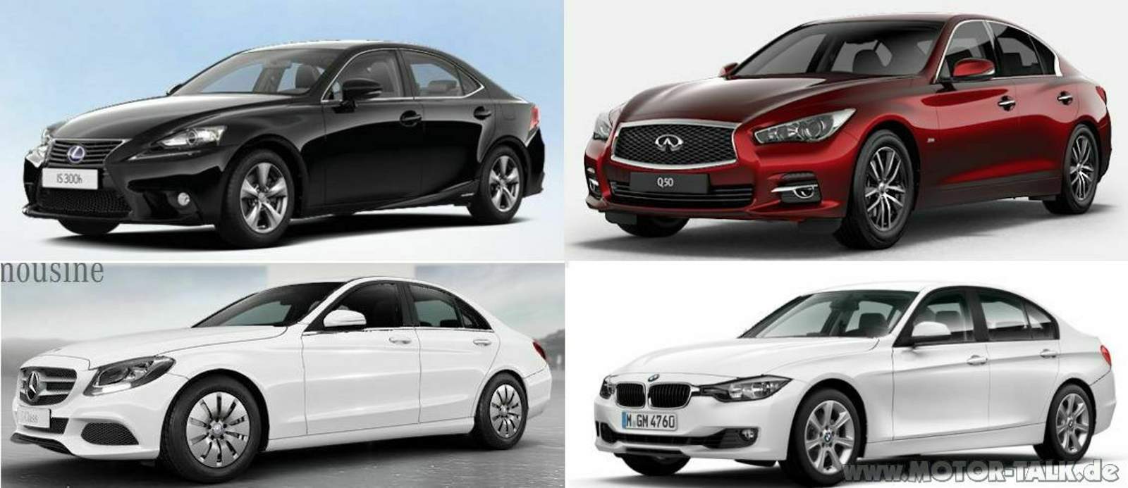 Lexus vs. Infinity vs. BMW vs. Mercedes : jennss