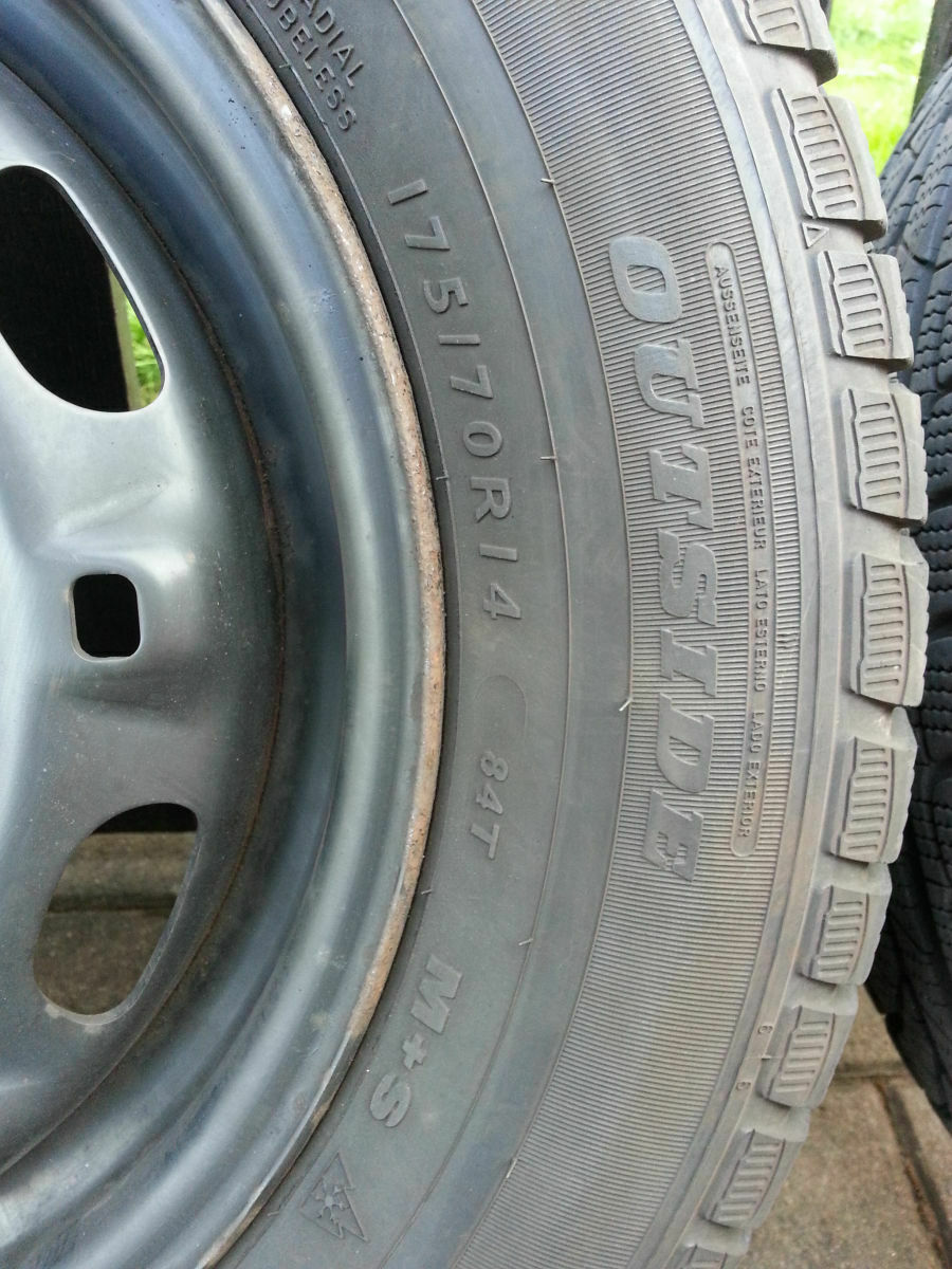 2014-04-06-18-52-04 : Dunlop Winterreifen 175 70 R14 auf 5Jx14 ...