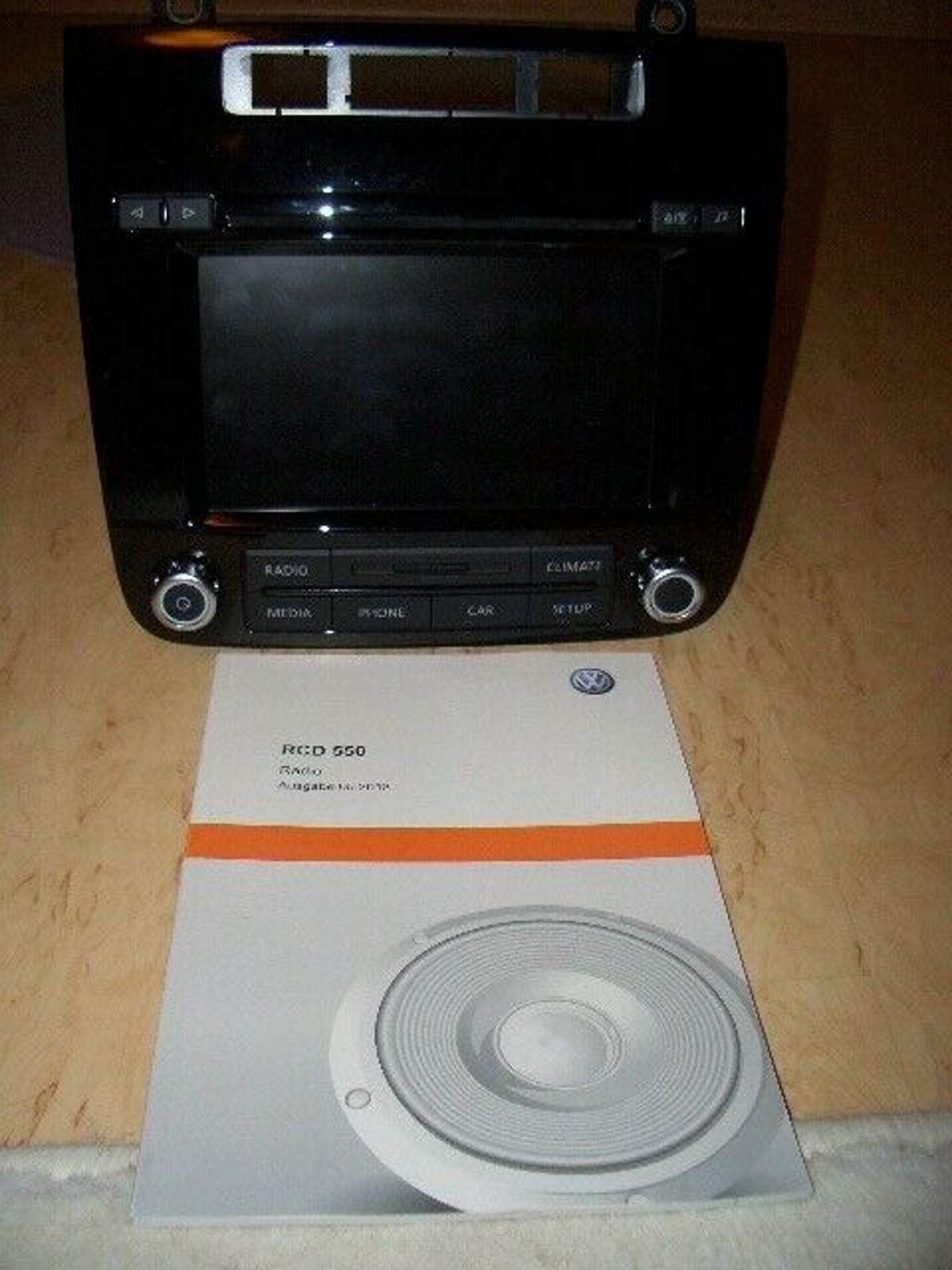Original VW Radio RCD 550 mit integriertem 6fach CD-Wechsler : Biete