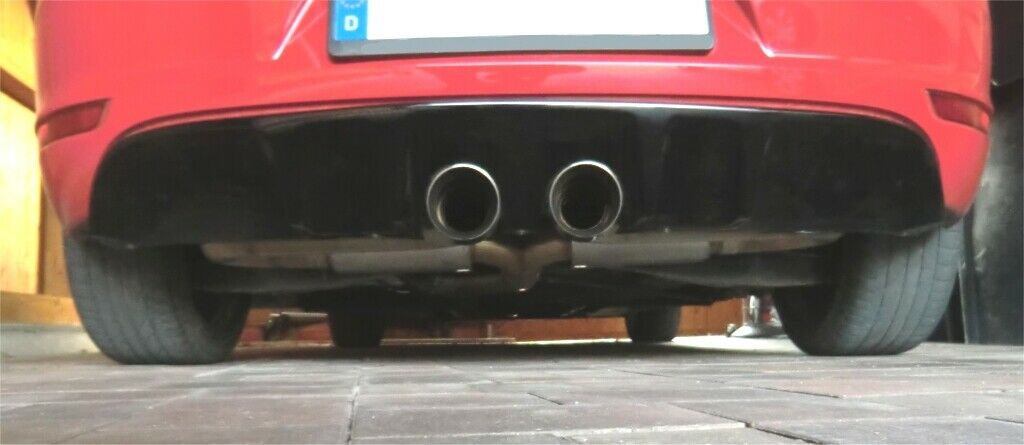 NEU - V2A Golf R Auspuff mit TÜV für 6er GTI + Heckdiffusor - NEU : Biete