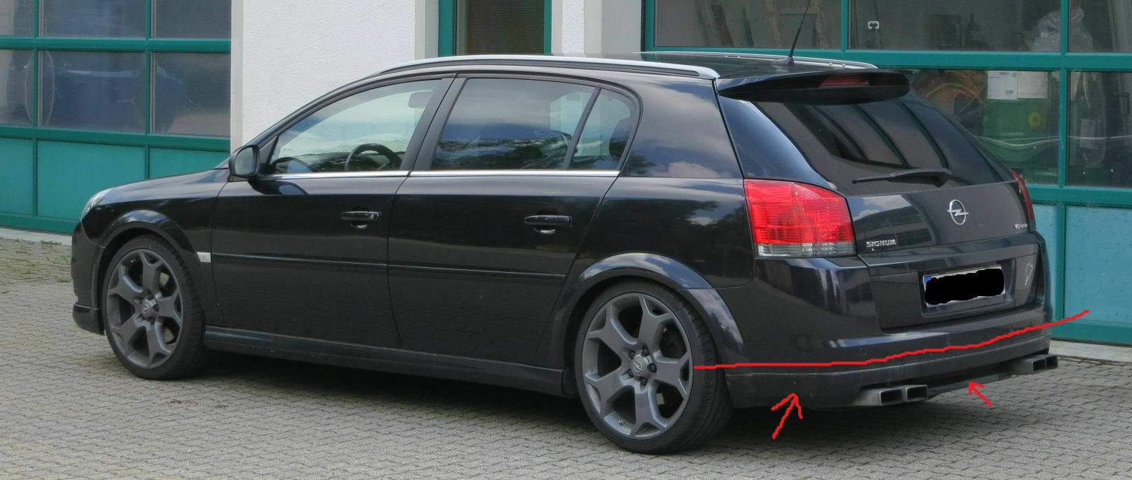 Opel Signum Heckschürze Heckansatz Irmscher Duplex : Biete