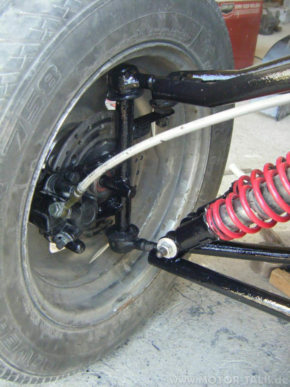 vorderachse fertigstellen : elektro auto mit solarpanelen bauen