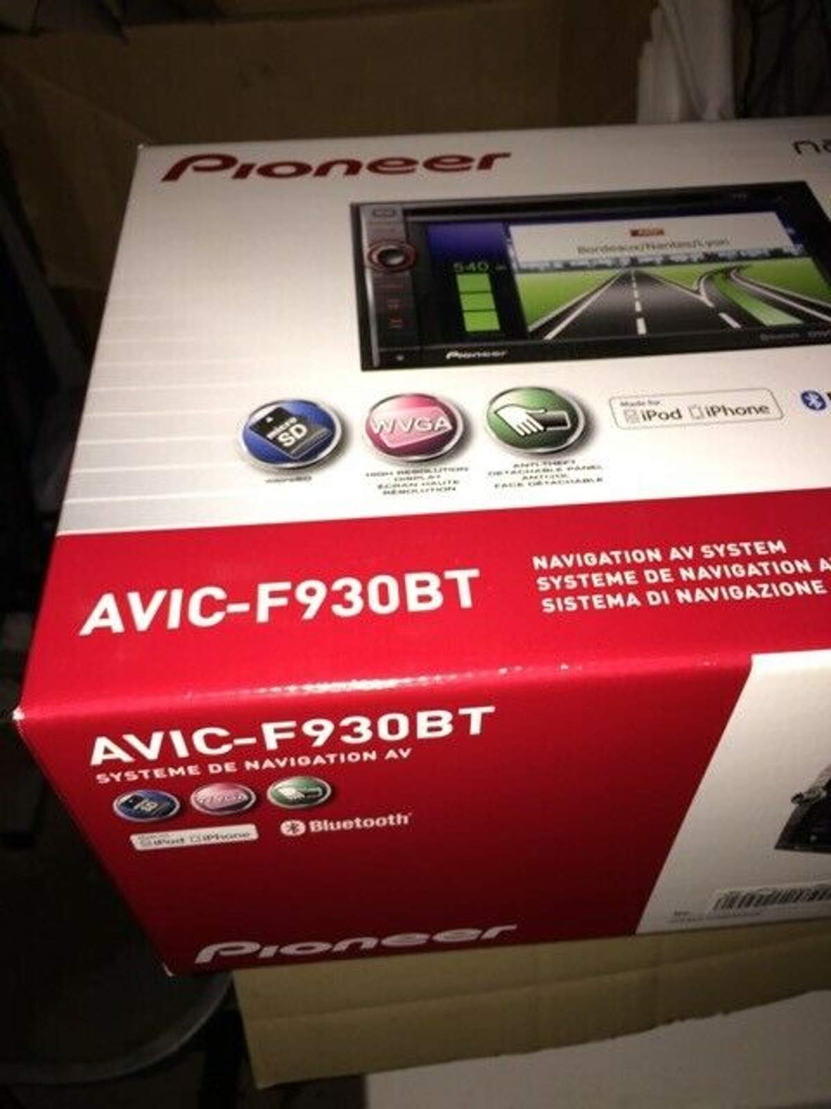 Pioneer Avic F930BT Doppel-DIN-Radio, Navi, Touch, Rückfahrkamera : Biete