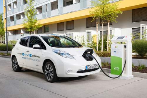Nissan Leaf Bidirektionales Laden
