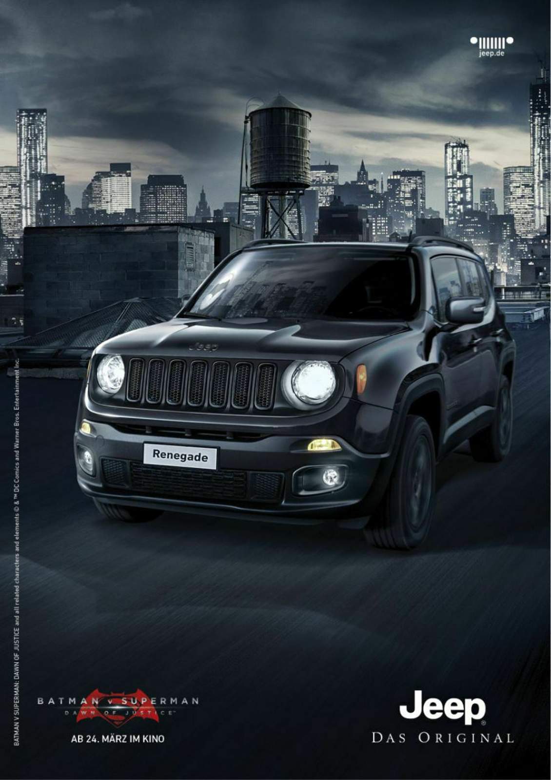 Jeep Renegade „Dawn of Justice“ : Ein Renegade für Goths und Batman ...