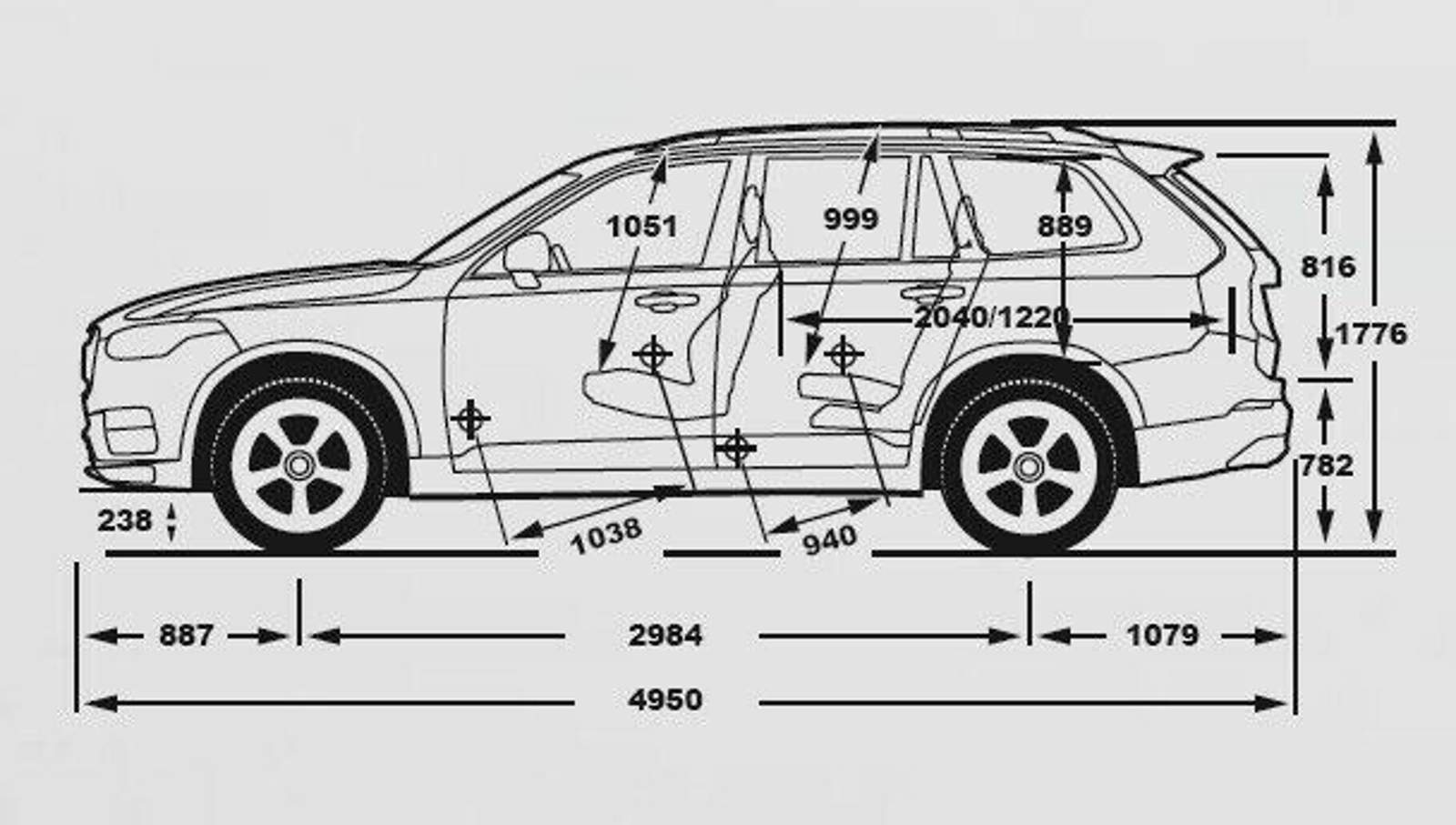 Xc90-abmessungen : Der ultimative Off-Topic-Blog : Kaminzimmer : #208661503