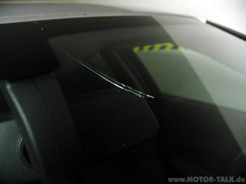 Frontscheibe nach Einschlag gerissen - Startseite Fo...