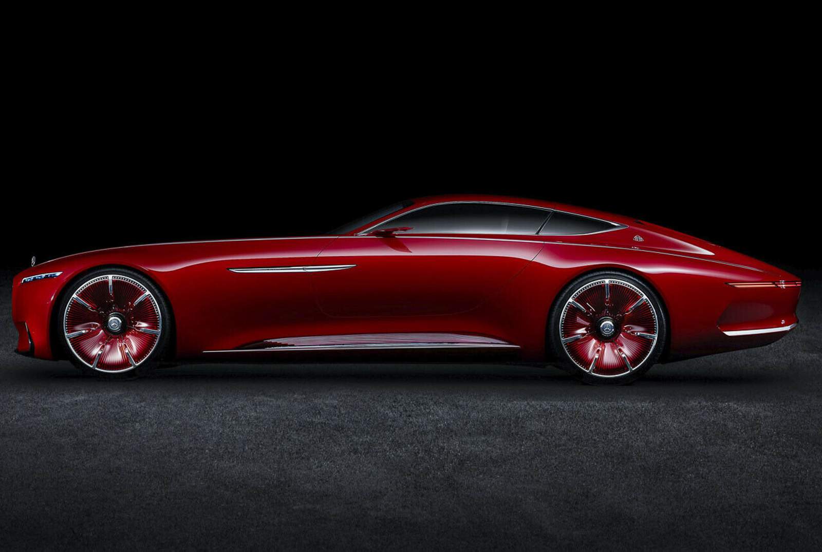 Mercedes-Maybach Vision 6: Seitenansicht : Viel Vision und ein bisschen ...