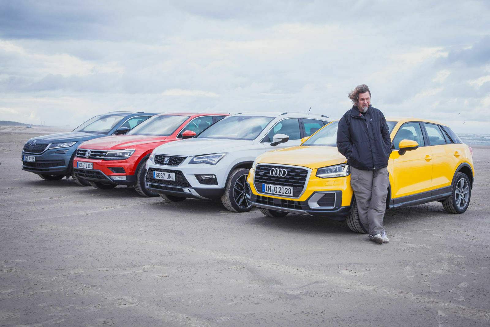 MOTOR-TALK-Reporter Peter Ruch an den MQB-SUV : Viermal SUV aus einem Baukasten : Fahrbericht ...