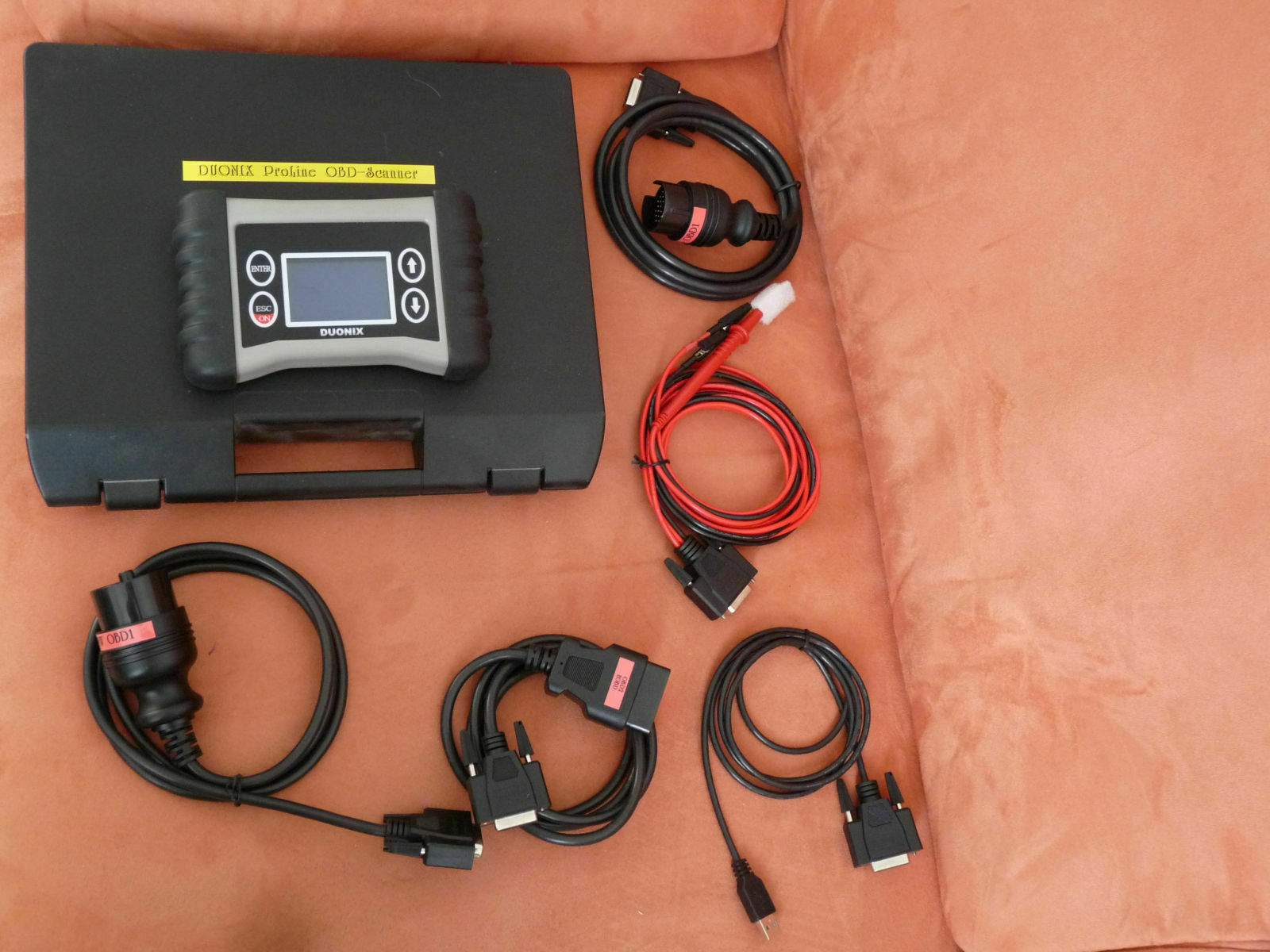Gerät, Koffer und Kabel : Duonix Proline OBD-Scanner + Kabel Set ...