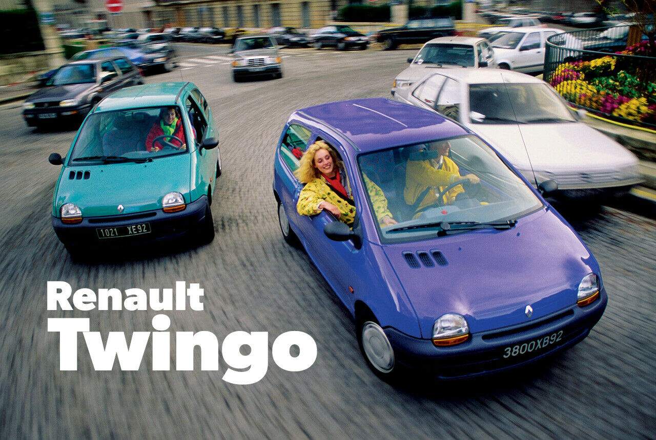 Klein, billig und trotzdem Kult: Mit dem ersten Twingo stellte Renault ...