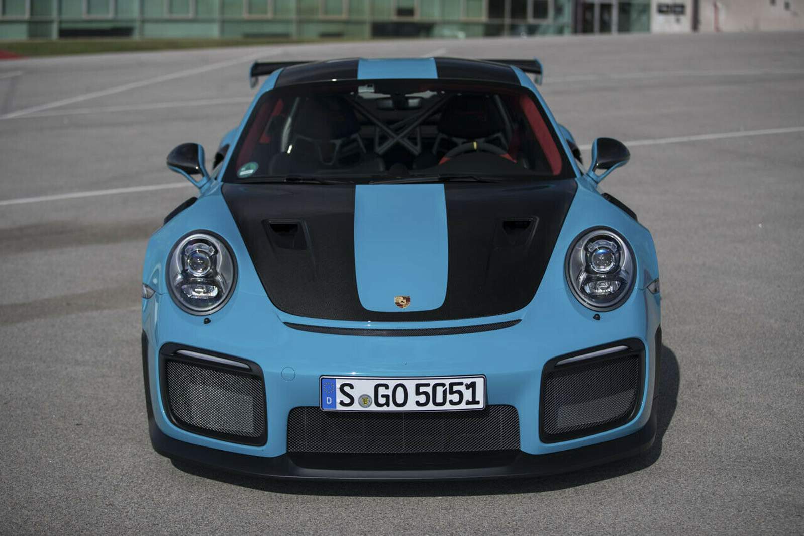 Porsche 911 GT2 RS: Frontansicht : Der 911, der Supersportler versägt ...