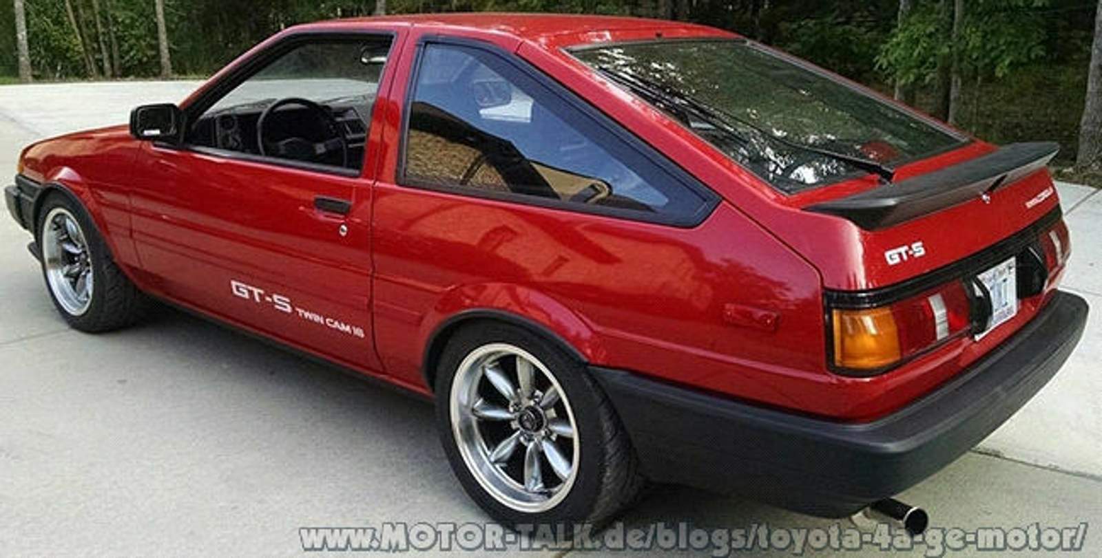 Ae86-liftback-klappscheinwerfer-hinten : Toyota Motor 4A-GE - Hightech ...