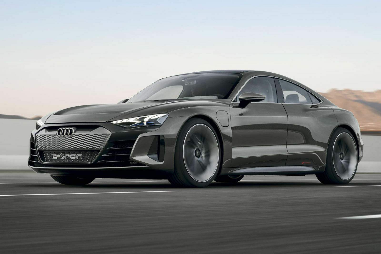 In Los Angeles zeigt Audi die Studie E-Tron GT, die Serienversion folgt ...