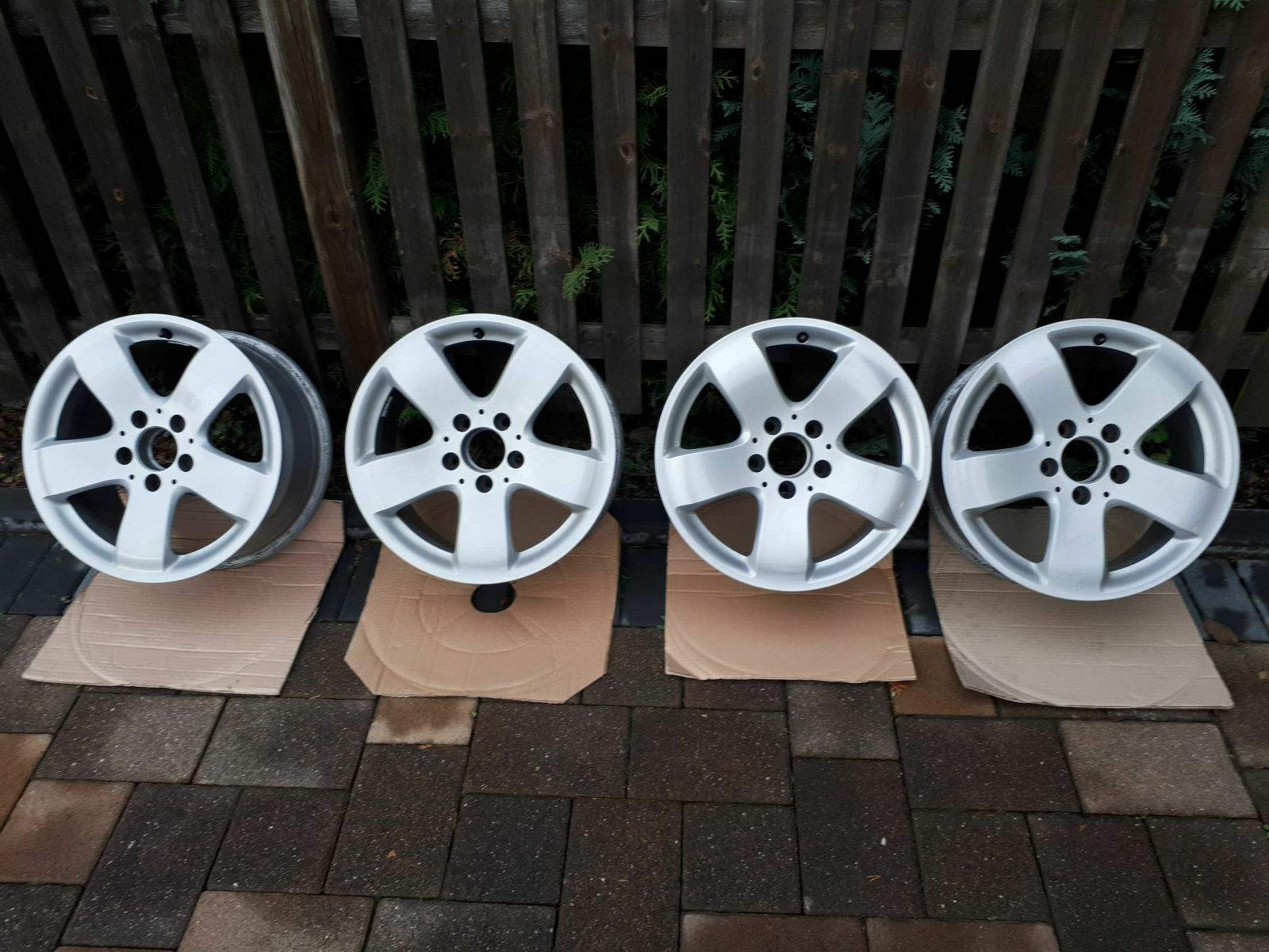Alufelgen 7 1/2 Jx16H2 ET42, Mercedes A211 401 15 02, Ronal 0984, für ...