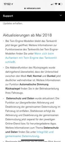 Volvo XC90 2 Software Update Mai 2018 - Seite 3 - Wi...