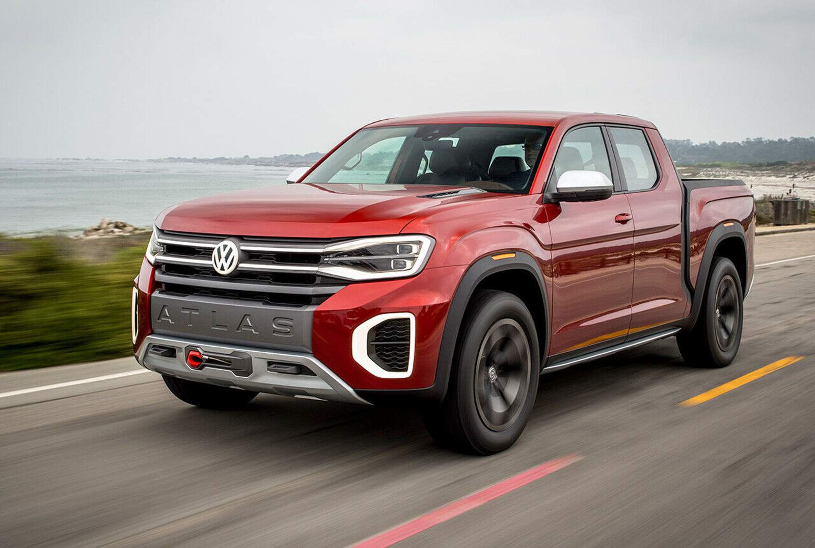 Der VR6-Benziner passt gut zum Charakter des Pick-ups : Amerika hat ...